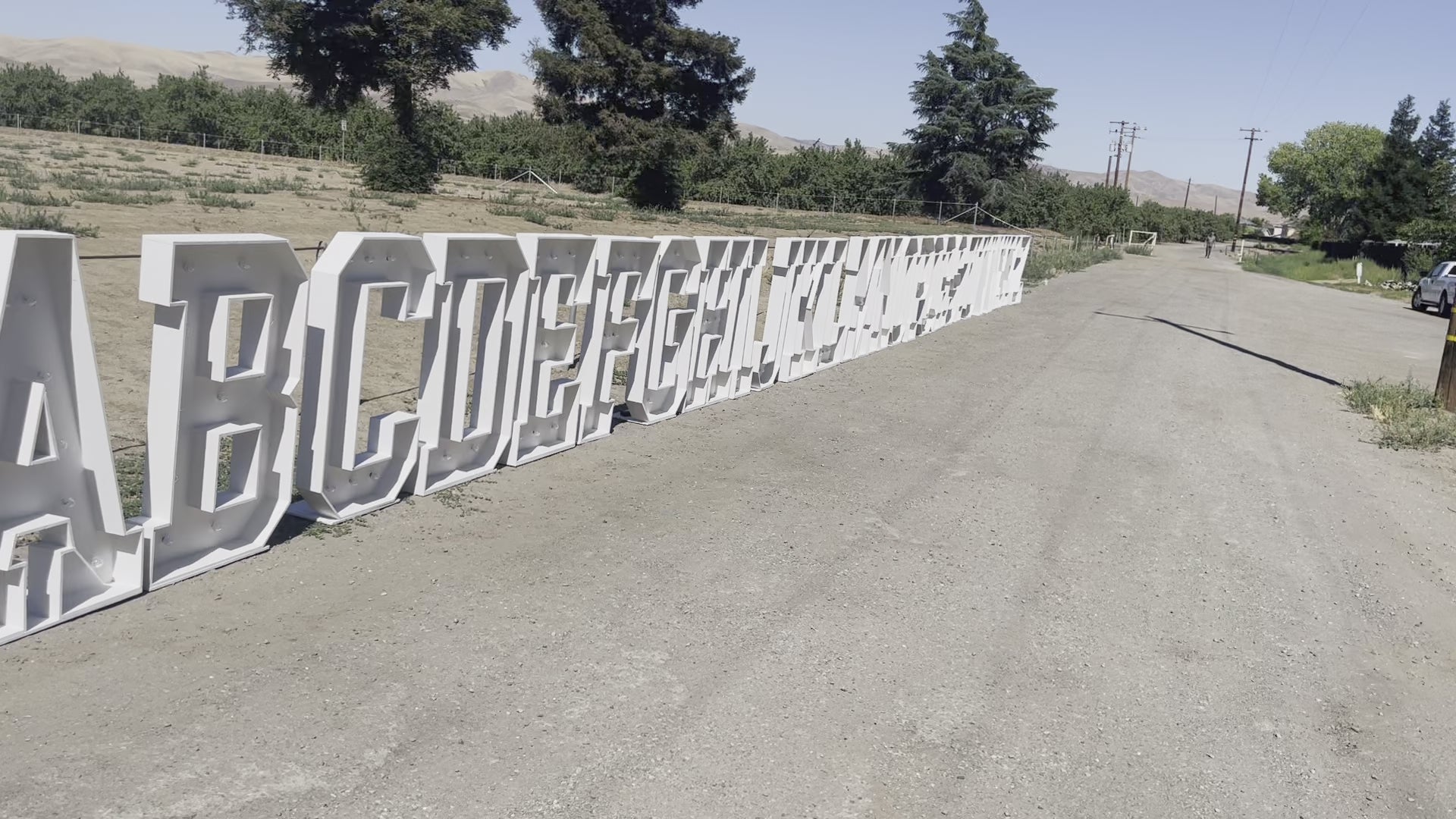 A-Z 4ft Marquee Letters – Colton Creations